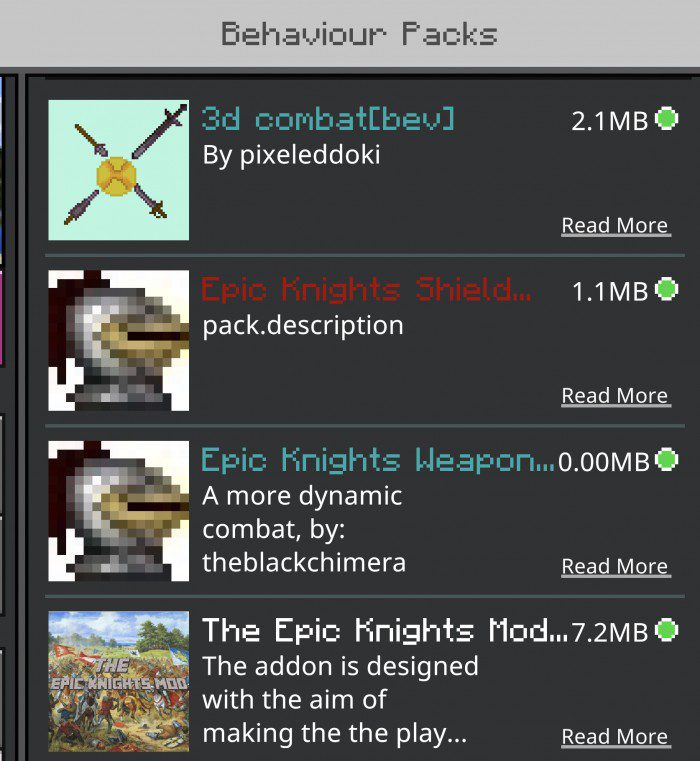 The Epic Knights Addon Mcpe - 1Minecraft