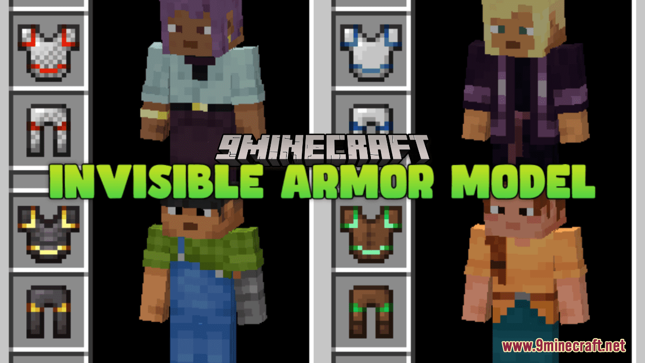 Invisible Armor Model Resource Pack - 1Minecraft
