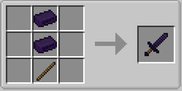 Obsidian Equipment Mod - 1Minecraft